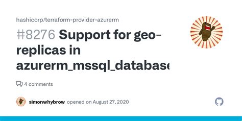 Support For Geo Replicas In Azurermmssqldatabaseazurermmssqlserver