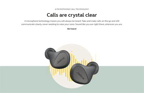 Jabra Elite In Ear Bluetooth Earbuds Navy Incredible Connection