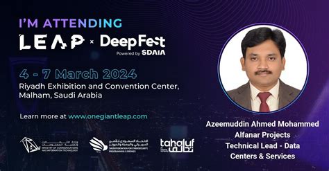 Azeemuddin Ahmed Mohammed On Linkedin Leap And Deepfest 2024