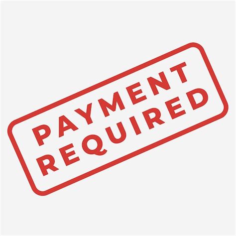 Premium Vector Payment Stamp Isolated Vector Illustration