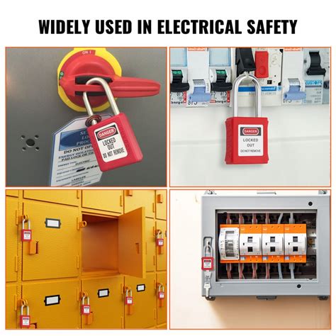 Vevor Lockout Tagout Locks Set 10 Pcs Red Safety Lockout Padlocks