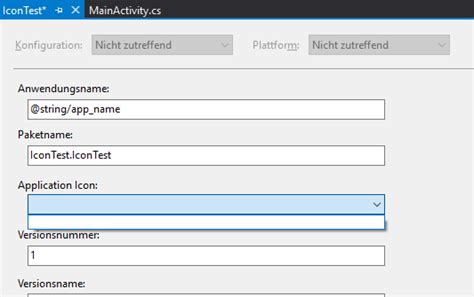C Xamarin Android Application Icon Error Cant Set One Stack Overflow