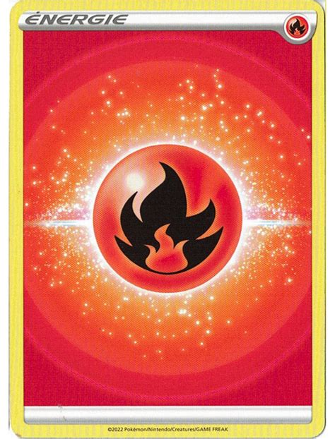 Fr Pokémon Carte Energie Feu Epée Et Bouclier V2