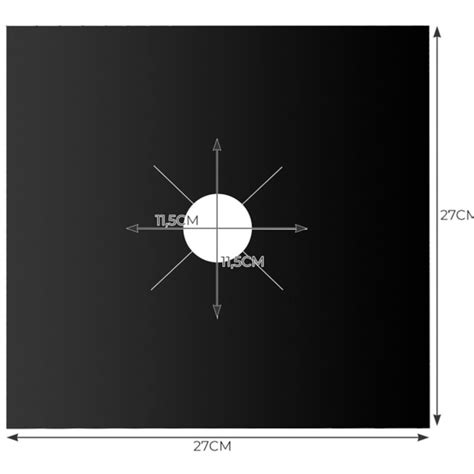 Комплект от 4 подвижни защитни фолиа за печка лесни за пране изработени от черен тефлон Emag Bg