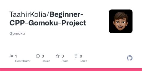 Github Taahirkoliabeginner Cpp Gomoku Project Gomoku