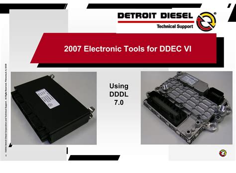 Detroit Diesel Electronic Tools For Ddec Vi Using Dddl 7 0 Diy