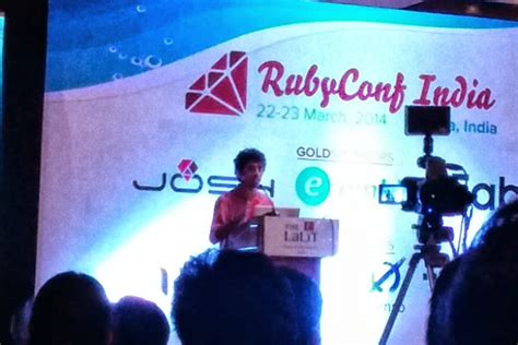 my experience at rubyconf india 2014