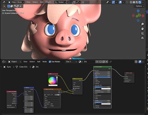Simple Animated Eye Shader Node Layout Works In Progress Blender