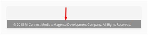 magento 2 copyright footer notice integration manual