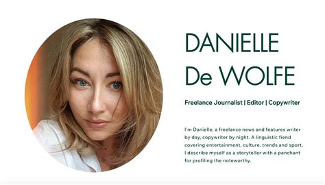 Danielle De Wolfe Journalism