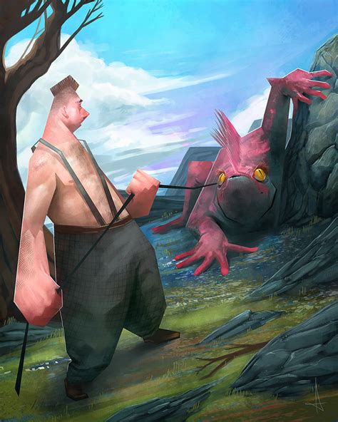 Artstation Lizard Tamer Anders Larsson