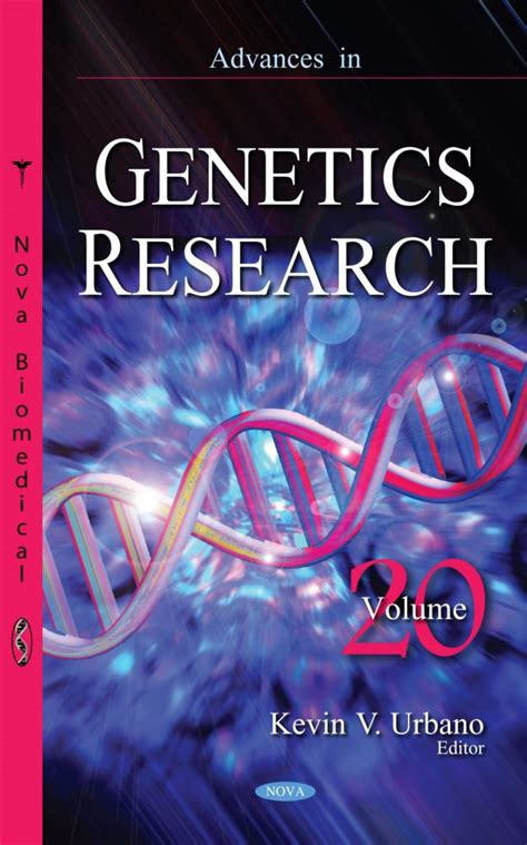 Advances In Genetics Research Volume 20 Nova Science Publishers