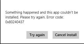 Fix Windows Store Error Code 0x80240437 TechCult
