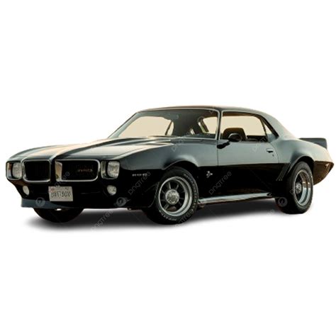 Black Colour 1969 Pbrowontiac Gto Judge 3d Car Pontiac Illlustrtaion