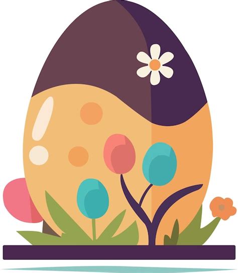 Premium Vector Yellow Color Hand Draw Easter Eggs