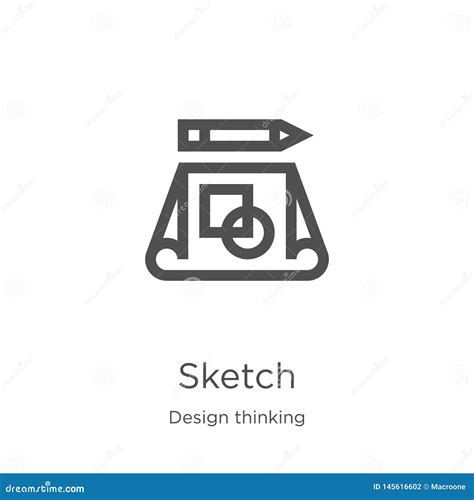 Sketch Icon Vector From Design Thinking Collection Thin Line Sketch Outline Icon Vector