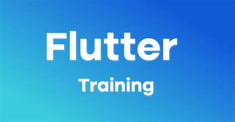flutter training flutter online certification course