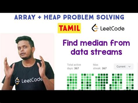 Find Median From Data Stream Leetcode Hard Heaps In Tamil Coding Interview Problem YouTube