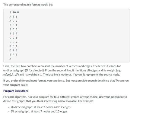 Problem 2 Minimum Spanning Tree Algorithm Given A