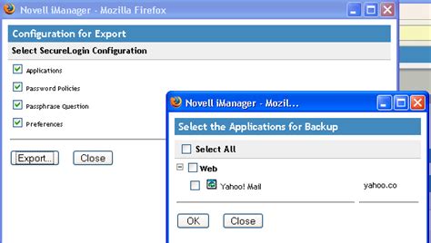 Novell Doc Novell Securelogin 61 Sp1 Application Definition Guide Exporting And Importing