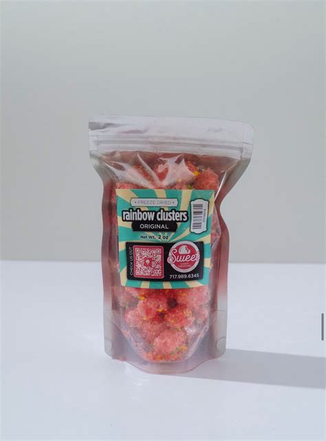 Freeze Dried Rainbow Nerd Clusters Sweet As Fudge