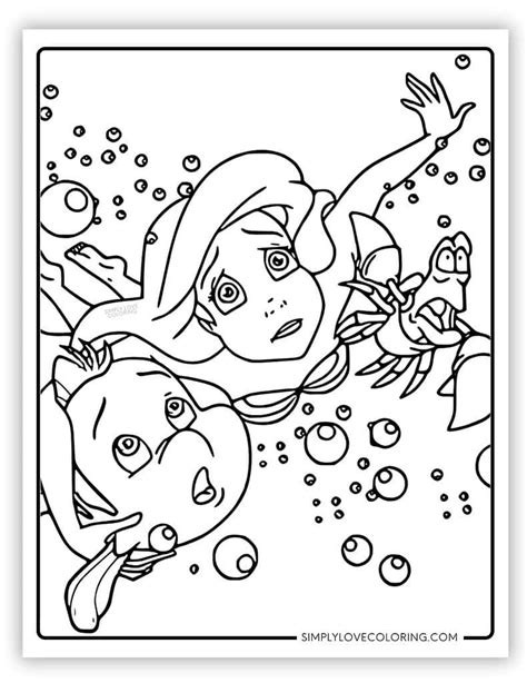 Little Mermaid Disney Coloring Pages Best Mermaids Coloring Pages