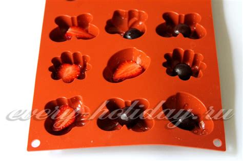 Лед с фруктами