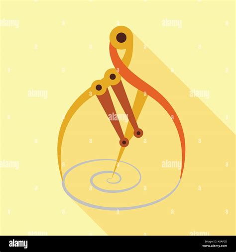 Drawing Line Icon Flat Style Stock Vector Image And Art Alamy