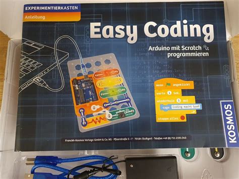 kosmos experimentierkasten easy coding arduino mit scratch neu gemäss