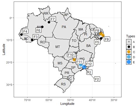 R Geom Sf And Geom Point How To Assign Colors Based On The Points Inserted On The Map To The