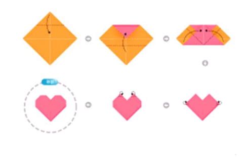 색종이 접기를 해보자 하트접기