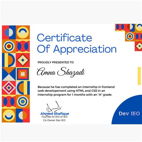 Amna Shahzadi On Linkedin Alhamdullilah Completed My First Internship Based On Web Development By…