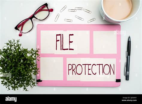 Hand Writing Sign File Protection Business Overview Preventing