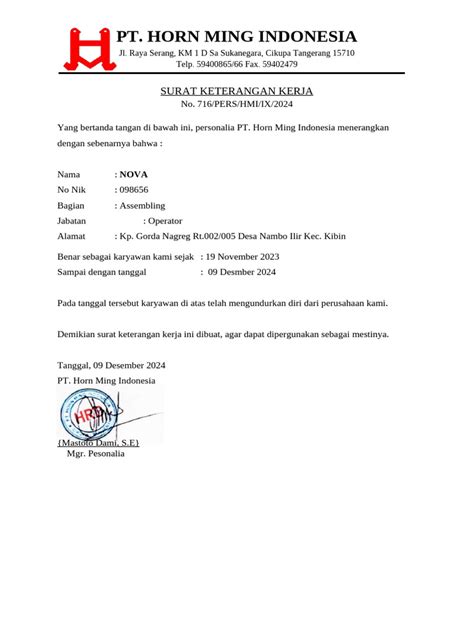 pt horn ming pdf