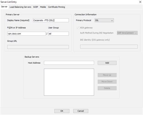 Configure Anyconnect Vpn Client On Ftd Hairpin And Nat Exemption Cisco