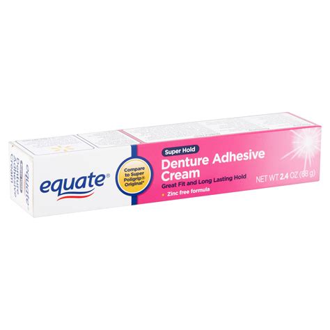 Equate Super Hold Denture Adhesive Cream