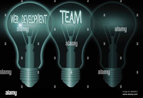 Word Writing Text Web Development Team Business Photo Showcasing In