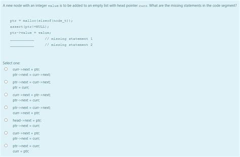 Solved A New Node With An Integer Value Is To Be Added To An