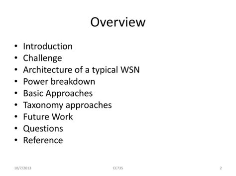 Energy Conservation In Wireless Sensor Networks Pptx Computer Networking Computing