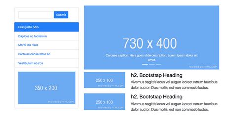 Bootstrap Caption Famous Caption 2019