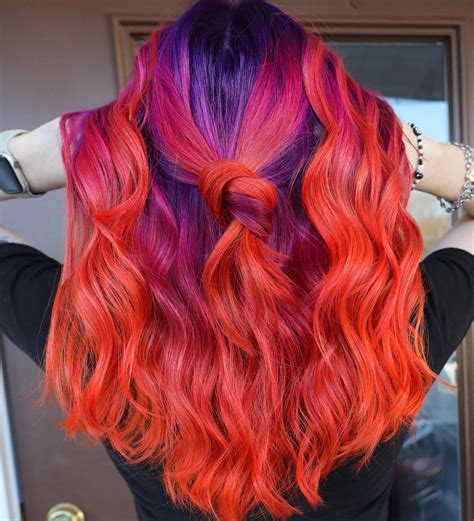 Red Ombre Hair Color Combinations