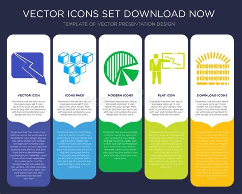 Data Analytics Descending Infographics Design Icon Vector Stock Vector