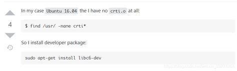 [solved] usr bin ld cannot find crti o no such file or directory