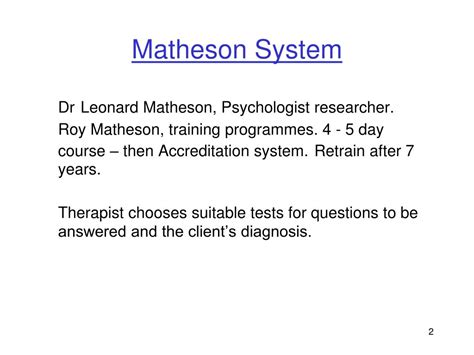 Ppt Functional Capacity Evaluation Using The Matheson System Alison Biggs Healthywork Ltd