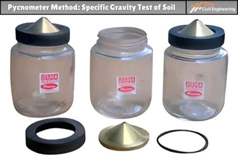 Pycnometer Method Specific Gravity Test Of Soil Gravity Test Method