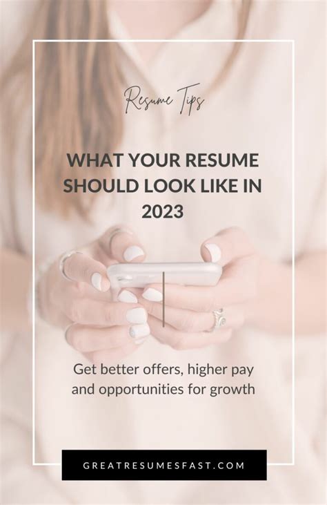What Your Resume Should Look Like In 2023