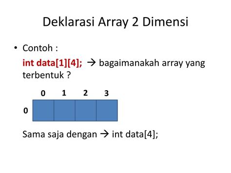 ppt array 2 dimensi powerpoint presentation free download id 3834765