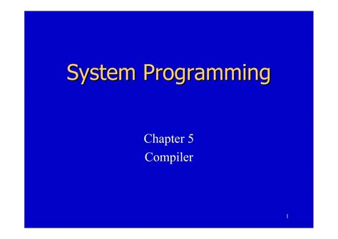 system programming