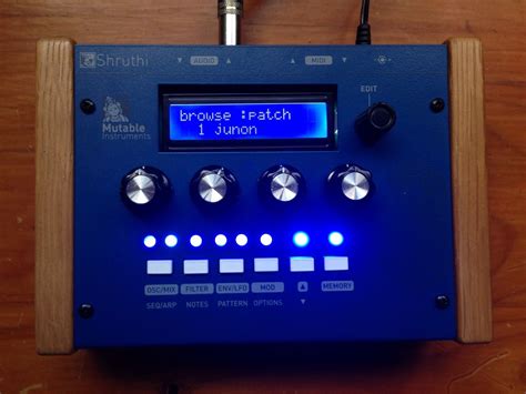 Matrixsynth Mutable Instruments Shruthi 1 4 Pole Mission Blue