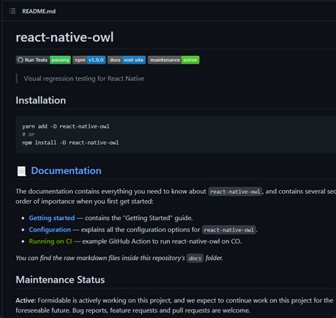 docs broken readme link · issue 104 · formidablelabs react native owl